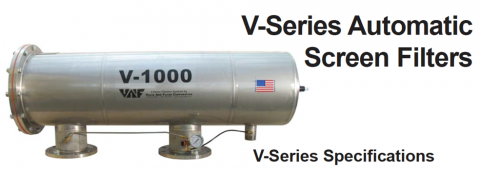 VAF Filtration Systems: V-Series Automatic Filter - Conservation ...